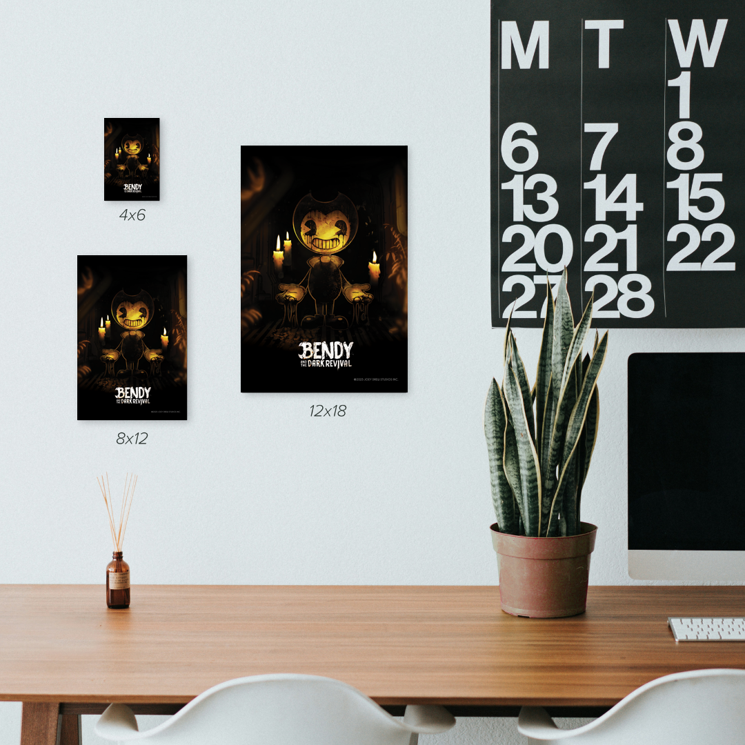 Bendy and the Dark Revival Signature Metal Poster – Bendy Store